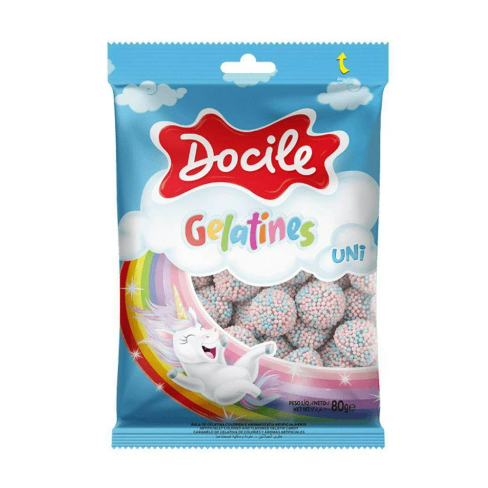 Bala Docile Gelatines Unicórnio 80g | Day 2 Day