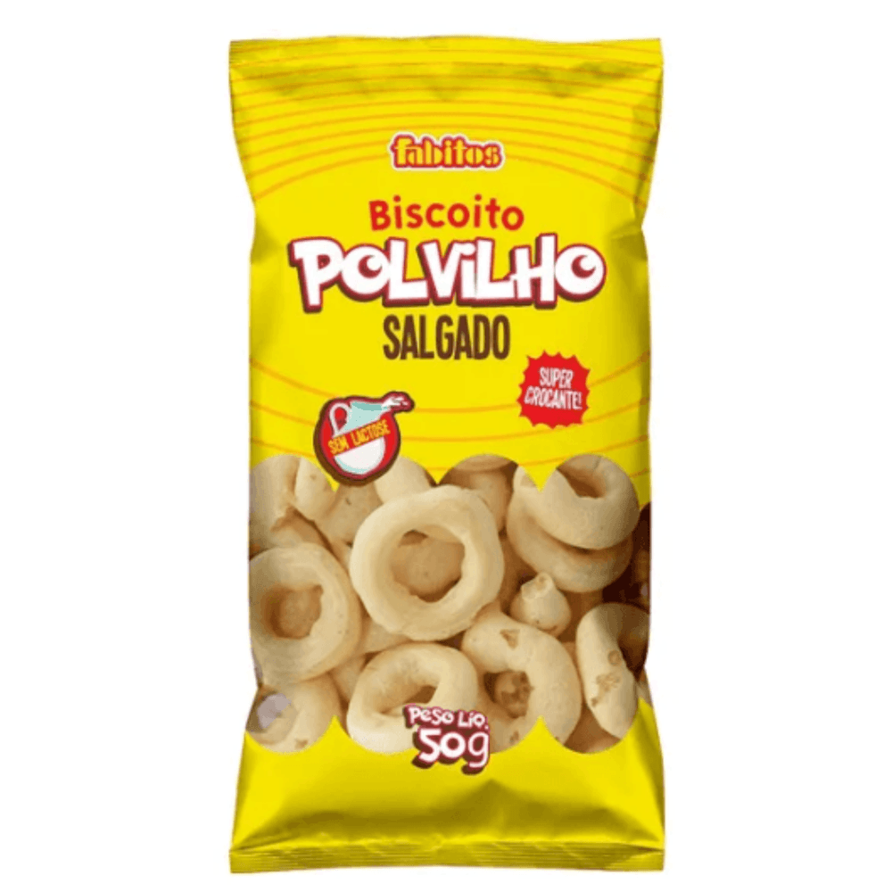 Biscoito Polvilho Salgado Fabitos 50g | Day 2 Day