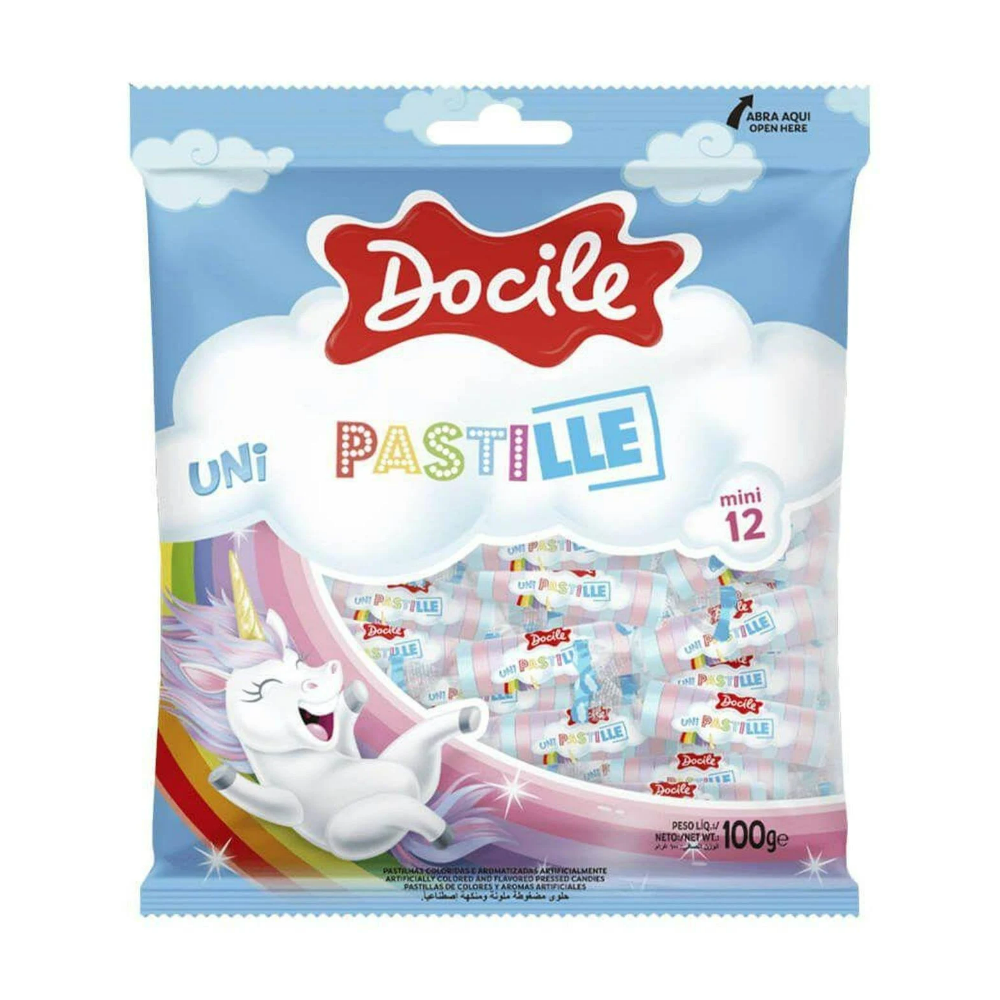 Pastilha Docile Pastille Fruit Unicórnio 100g | Day 2 Day