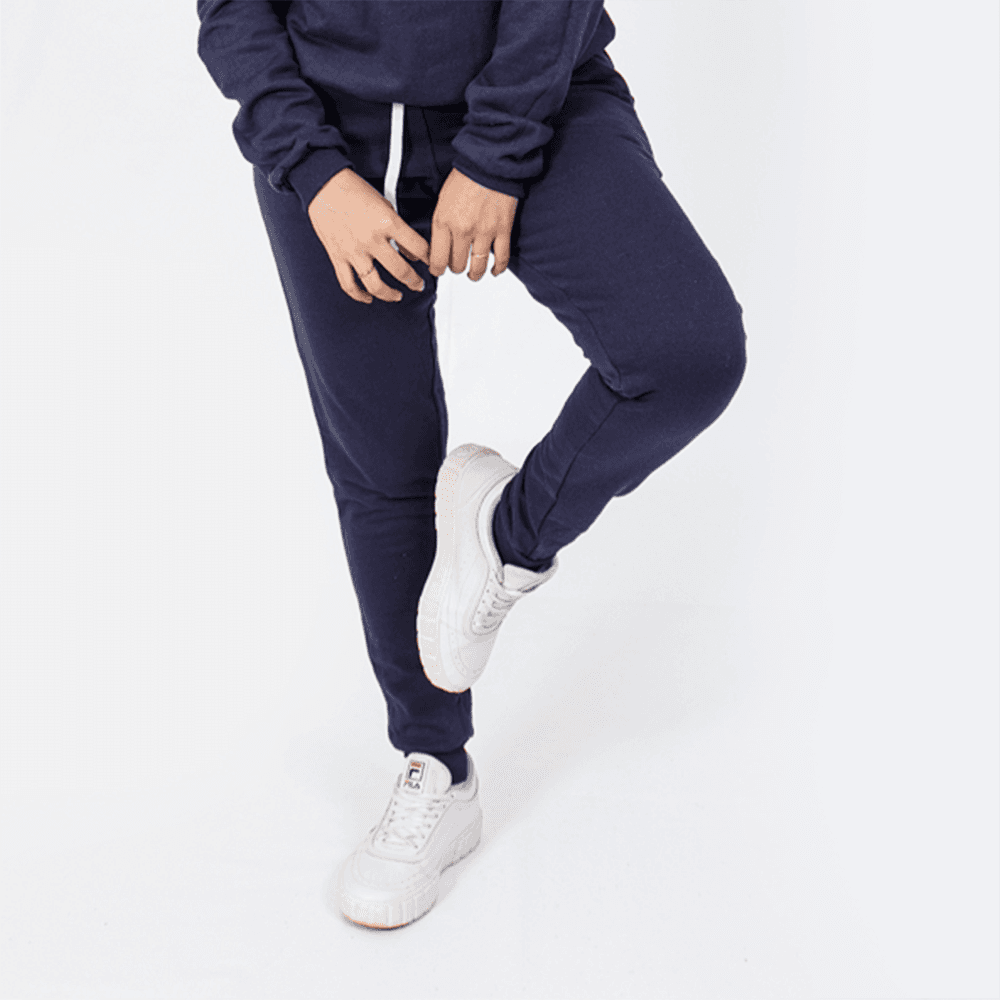 Calça Moletom Feminina Azul Marinho | TechMalhas