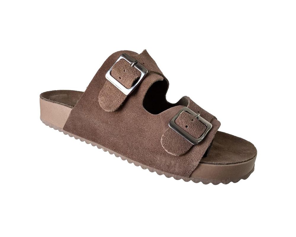 Birken em Couro Marrom Fivela Onix | DEDMARCALCADOS