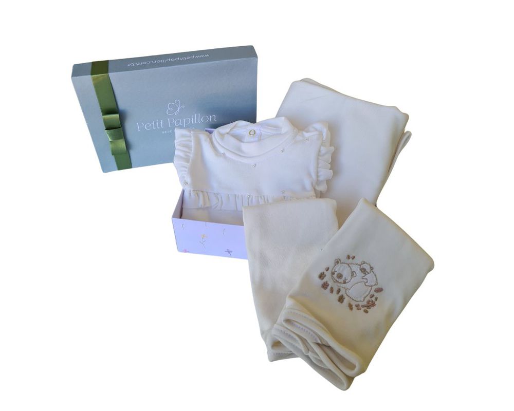 Gift Box Off White | Petit Papillon Bebê & Criança