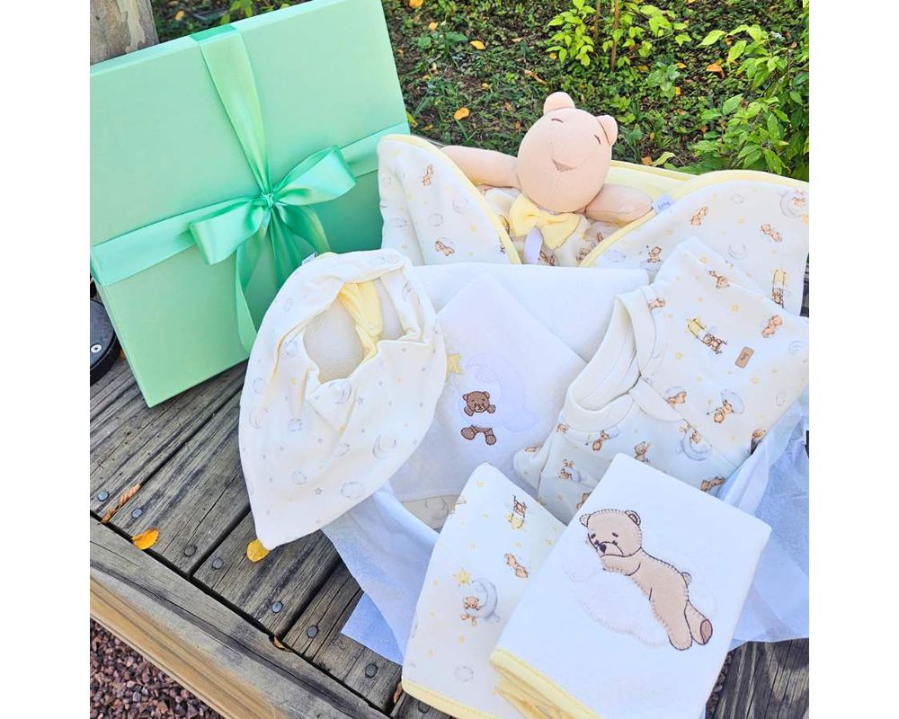 Gift Box Premium Noite Estrelada Unissex | Petit Papillon Bebê & Criança