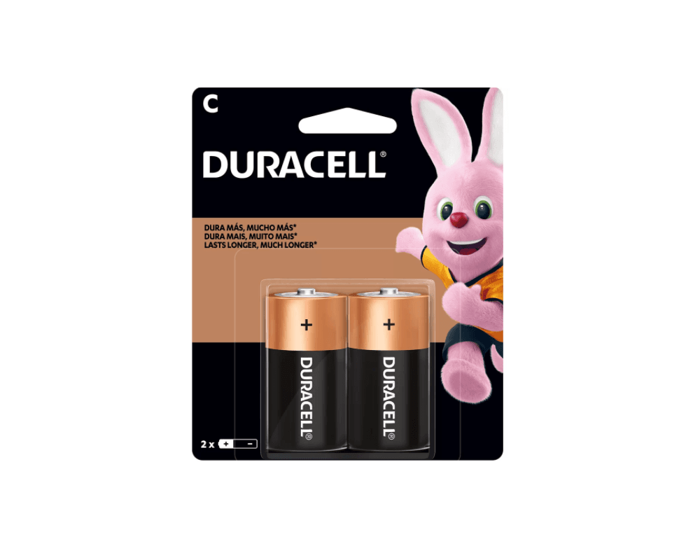 Pilha C Média Duracell Alcalina Cartela c/ 2 - COPEL ELETRONICA