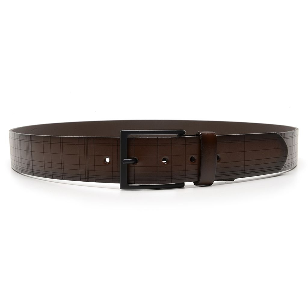 Cinto Masculino de Couro Marrom Moss | JACOMETTI