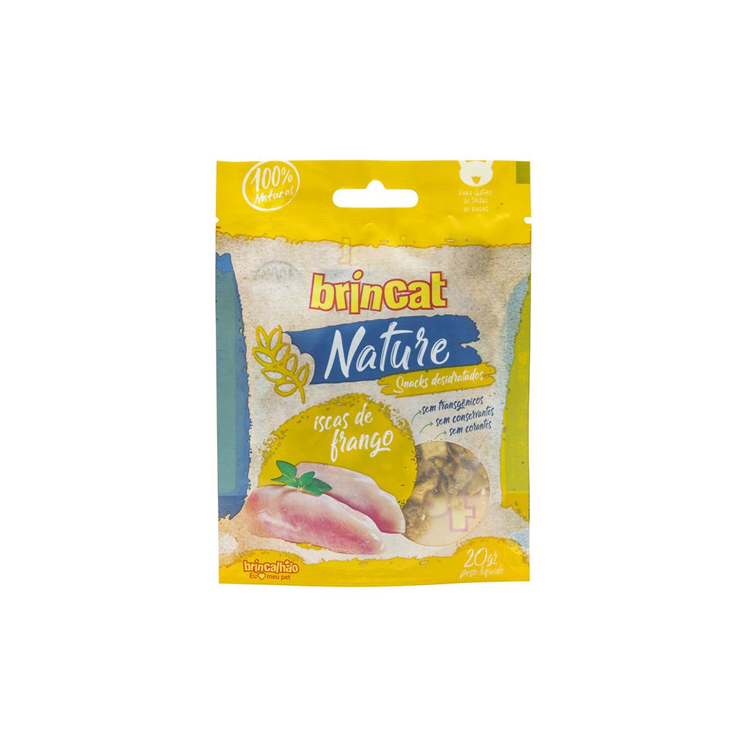 Snacks Nature Brincat Iscas De Frango 20G | Brincalhão Pet
