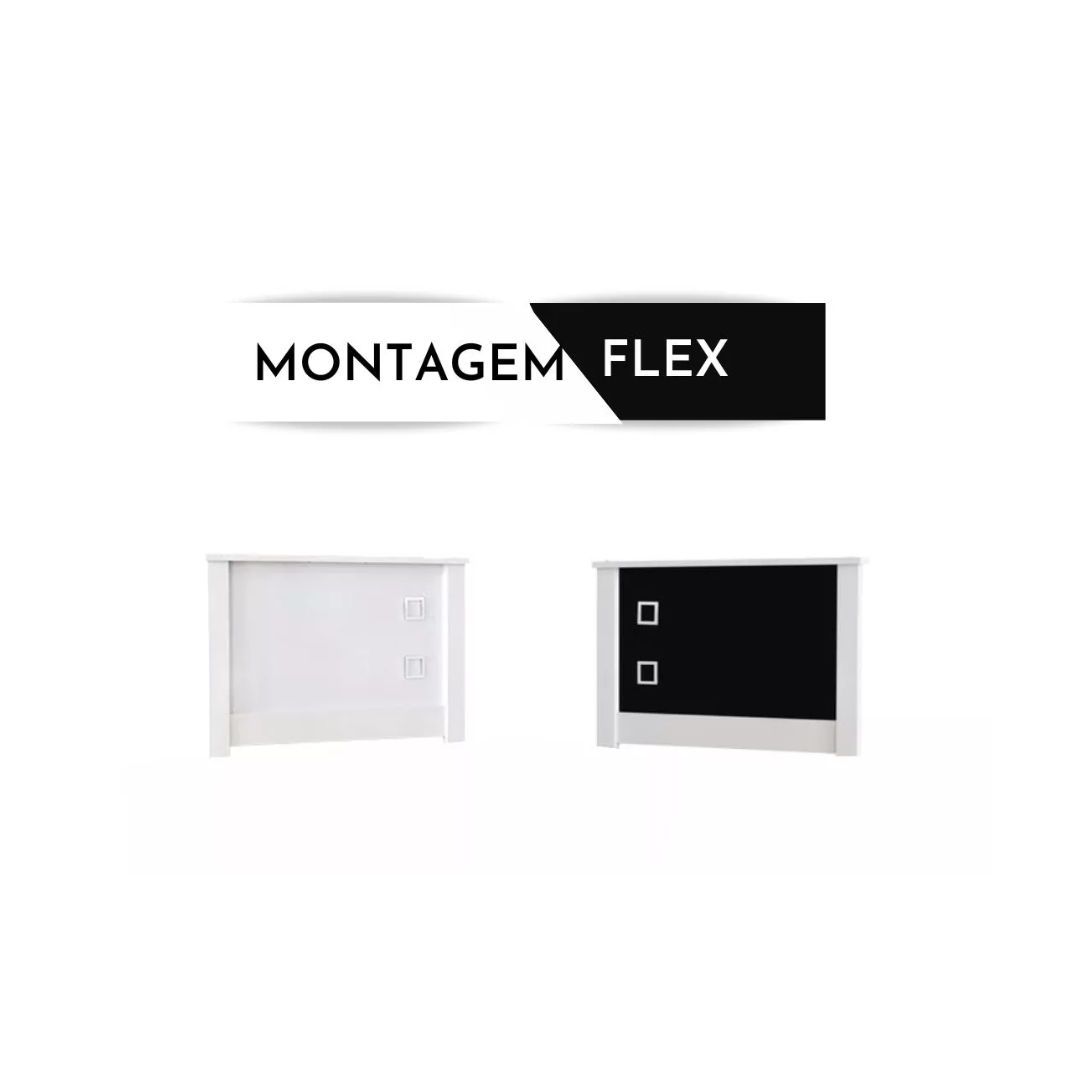 Kit Cama Bibox com Colchão de Solteiro | Incasa Móveis