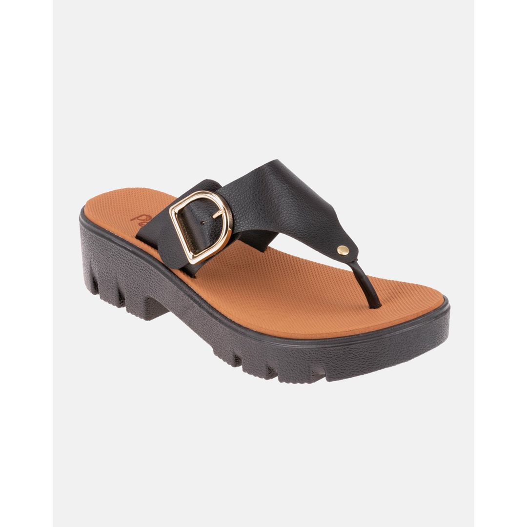 Chinelo Cravo - Preto | Pé Relax Calçados Confortáveis