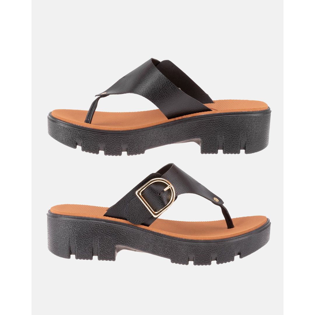 Chinelo Cravo - Preto | Pé Relax Calçados Confortáveis