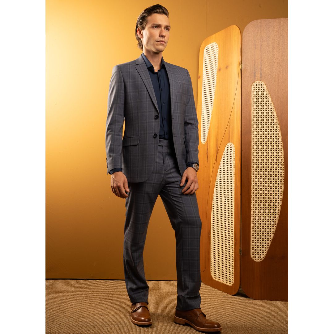 Costume Stefano Príncipe de Gales Cinza | Stefano Store