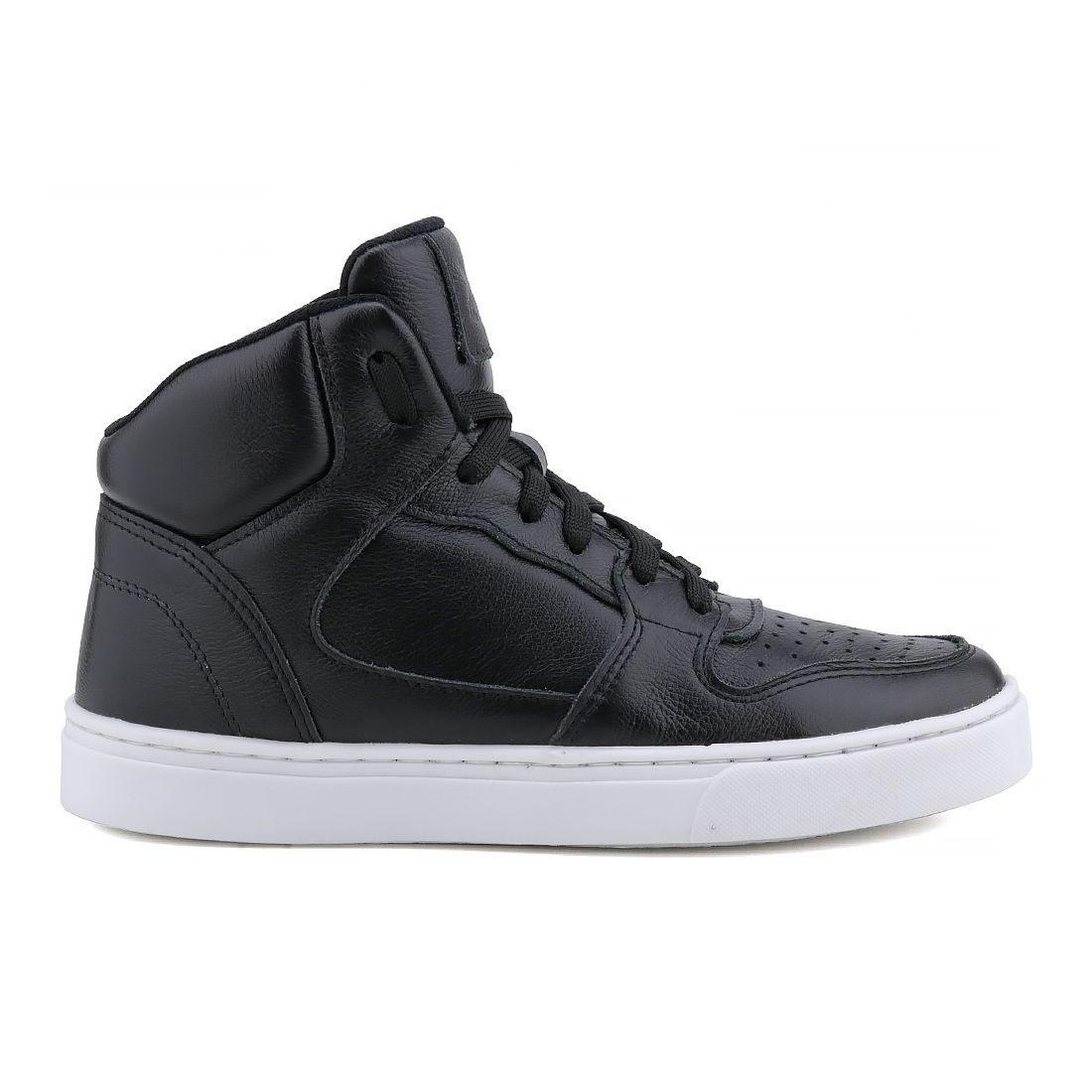 Bota Sneaker Casual Mr Gutt Em Couro Legí­timo Preto
