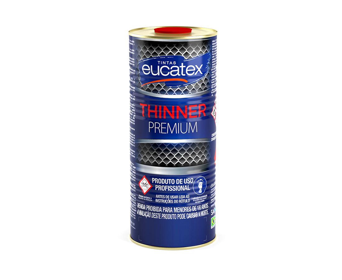 Thinner para Pu/Poliester 900ml - EUCATEX 9888 | CONSTRUTINTAS
