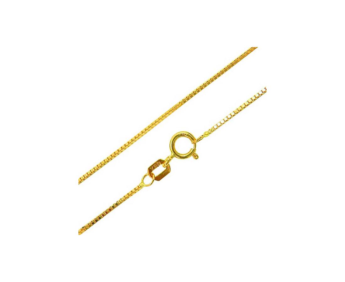 Corrente em Ouro 18K Veneziana de 0,9mm com 60cm | FÁBRICA DO OURO ...