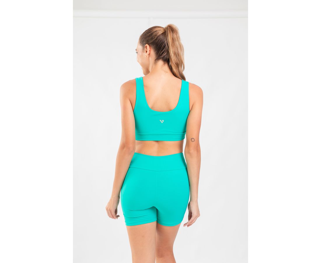 Short Basic Feminino - Verde laguna | VASHTI FITNESS