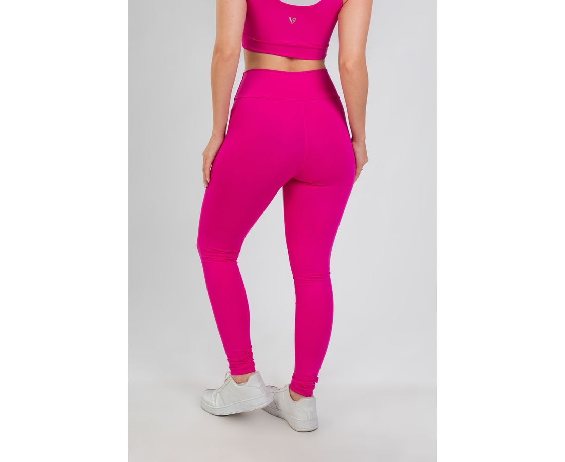 Calça Legging Feminina Básica - Rosa Pink | VASHTI FITNESS