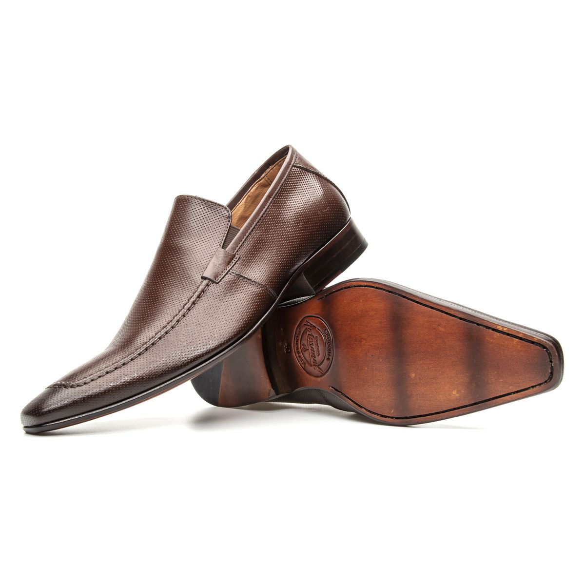 Sapato Masculino Loafer Social Solado em Couro Mouro | Bigioni