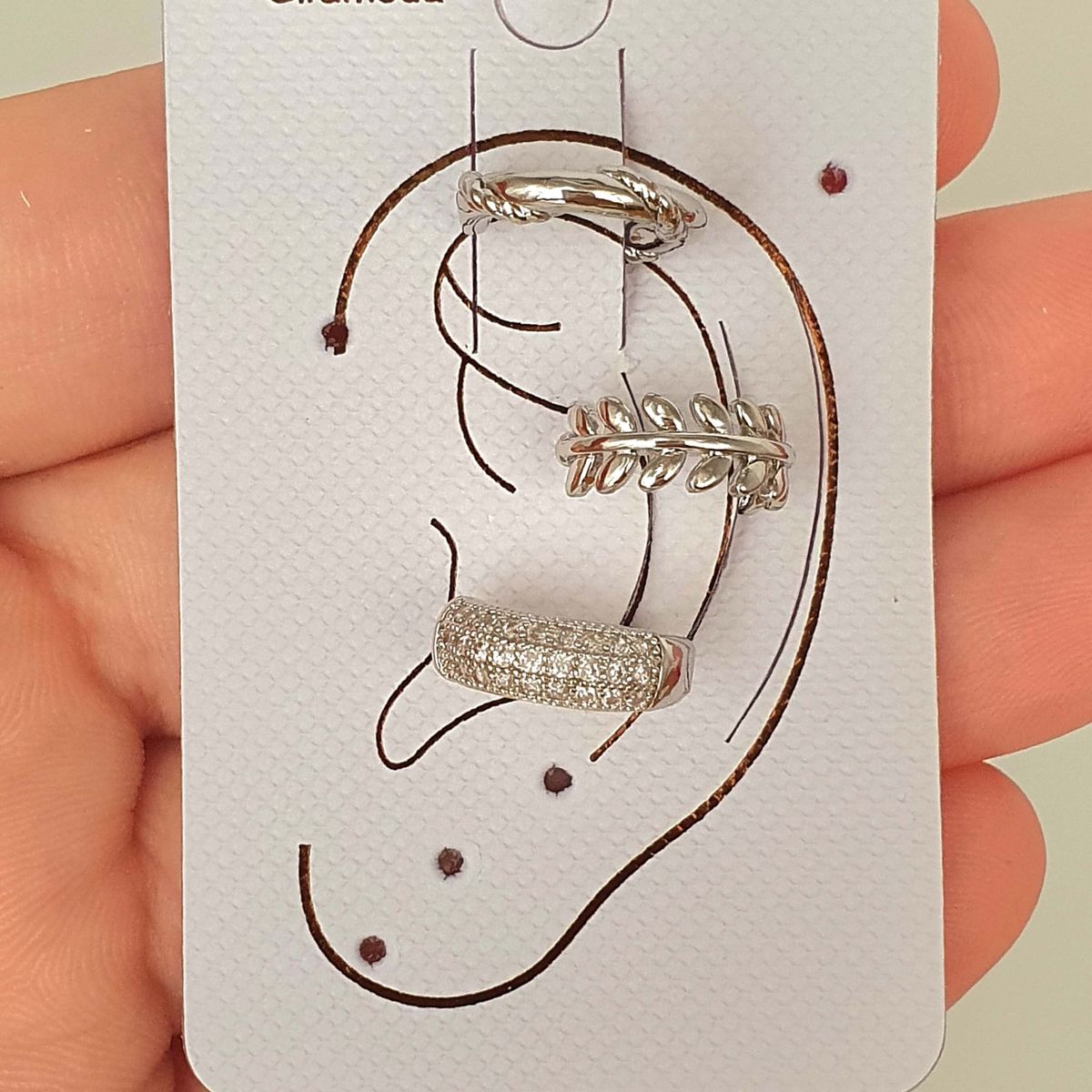 Kit De Piercings Fakes Sortidos Prata - Chérie Bijoux