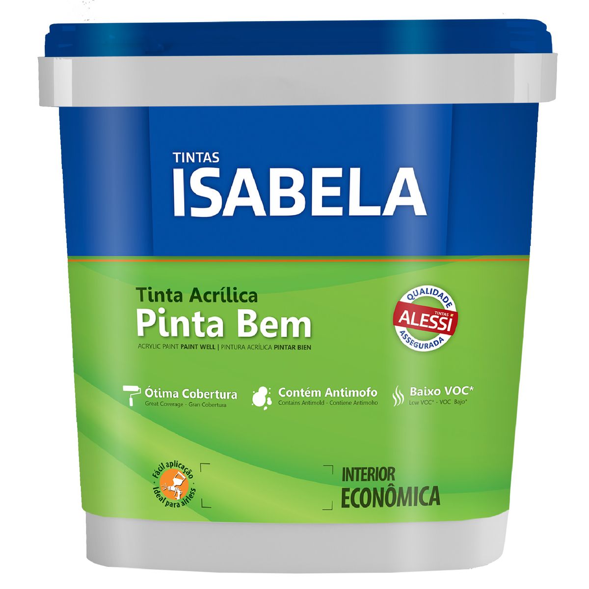 Tinta Acrílica Fosca Isabela Pinta Bem Branco 18L | FITZTINTAS