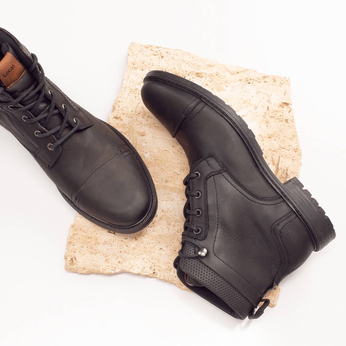 Bota Masculina Preta Garage | LECAS