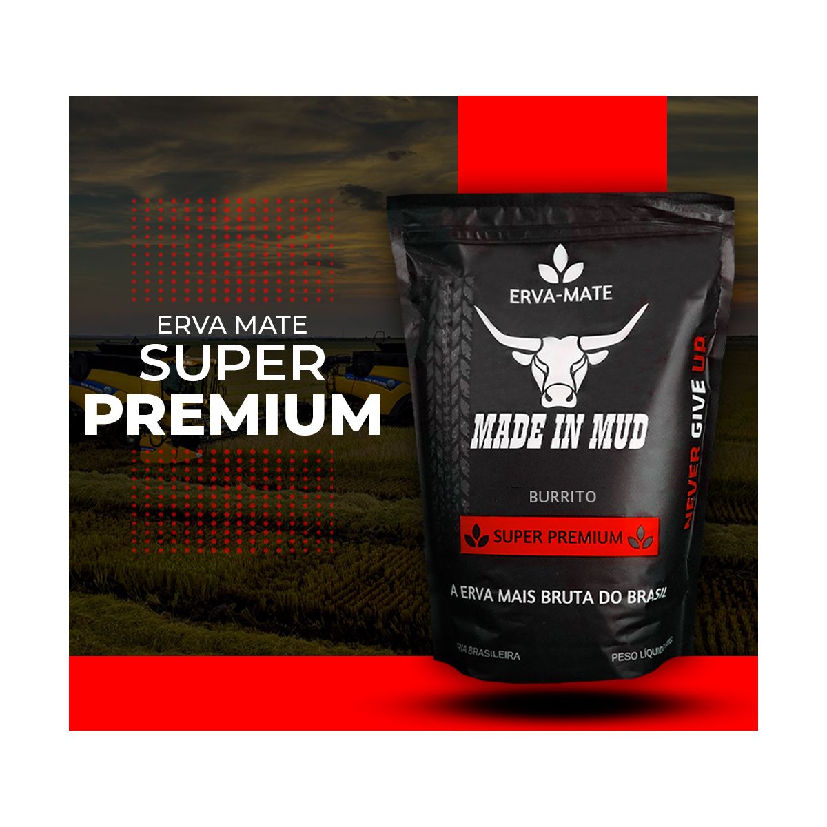 Erva Mate Tereré Made In Mud Sabor Burrito S/premium Copia | Loja ...