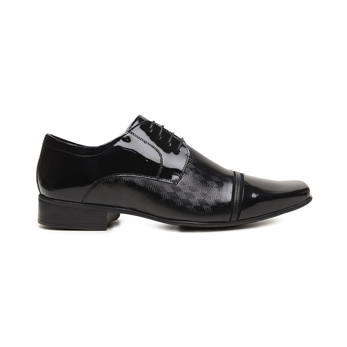 Sapato Social Jota Pe Verniz Preto Air Fergus | MADOK