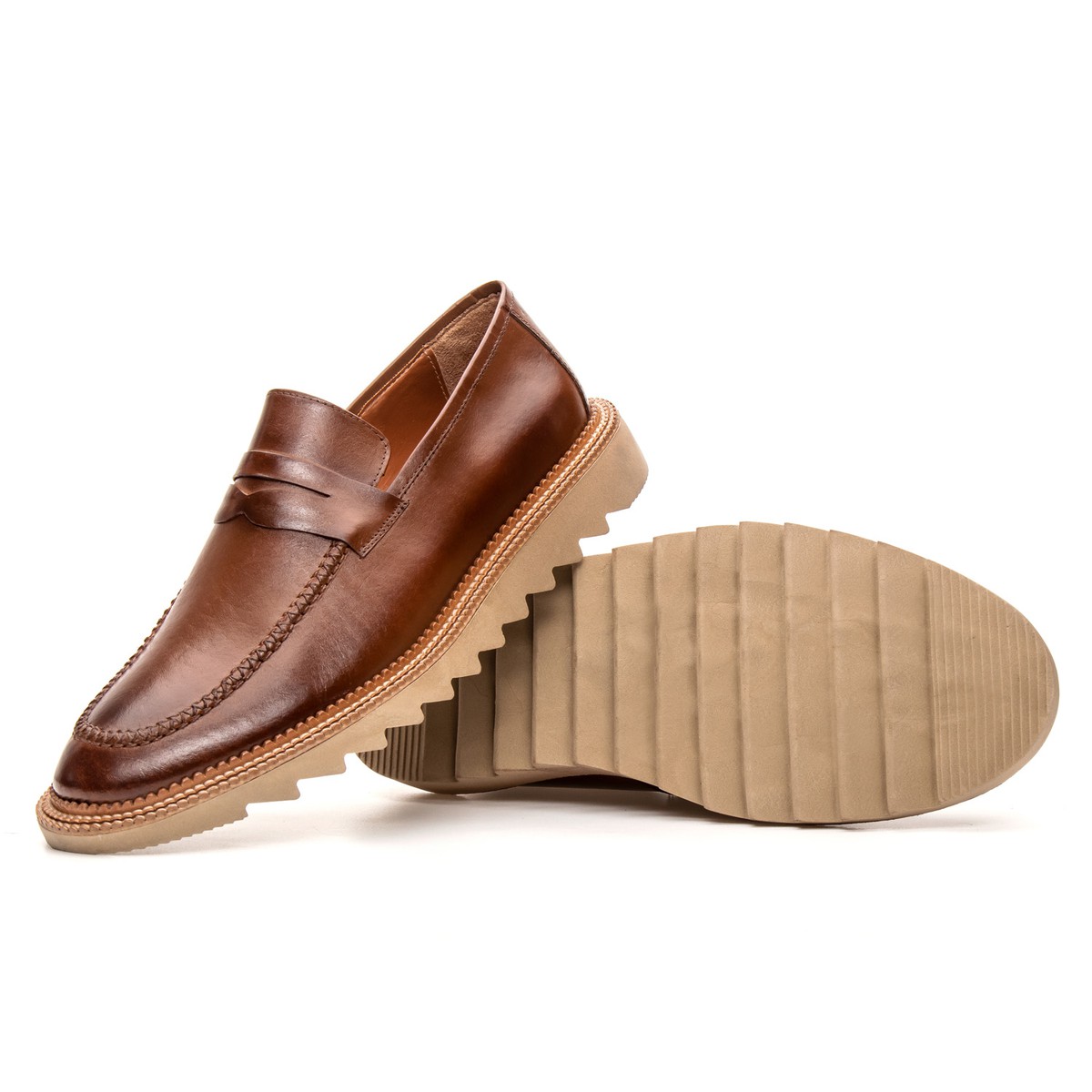 Loafer masculino tratorado Premium 3654 | BIGIONI