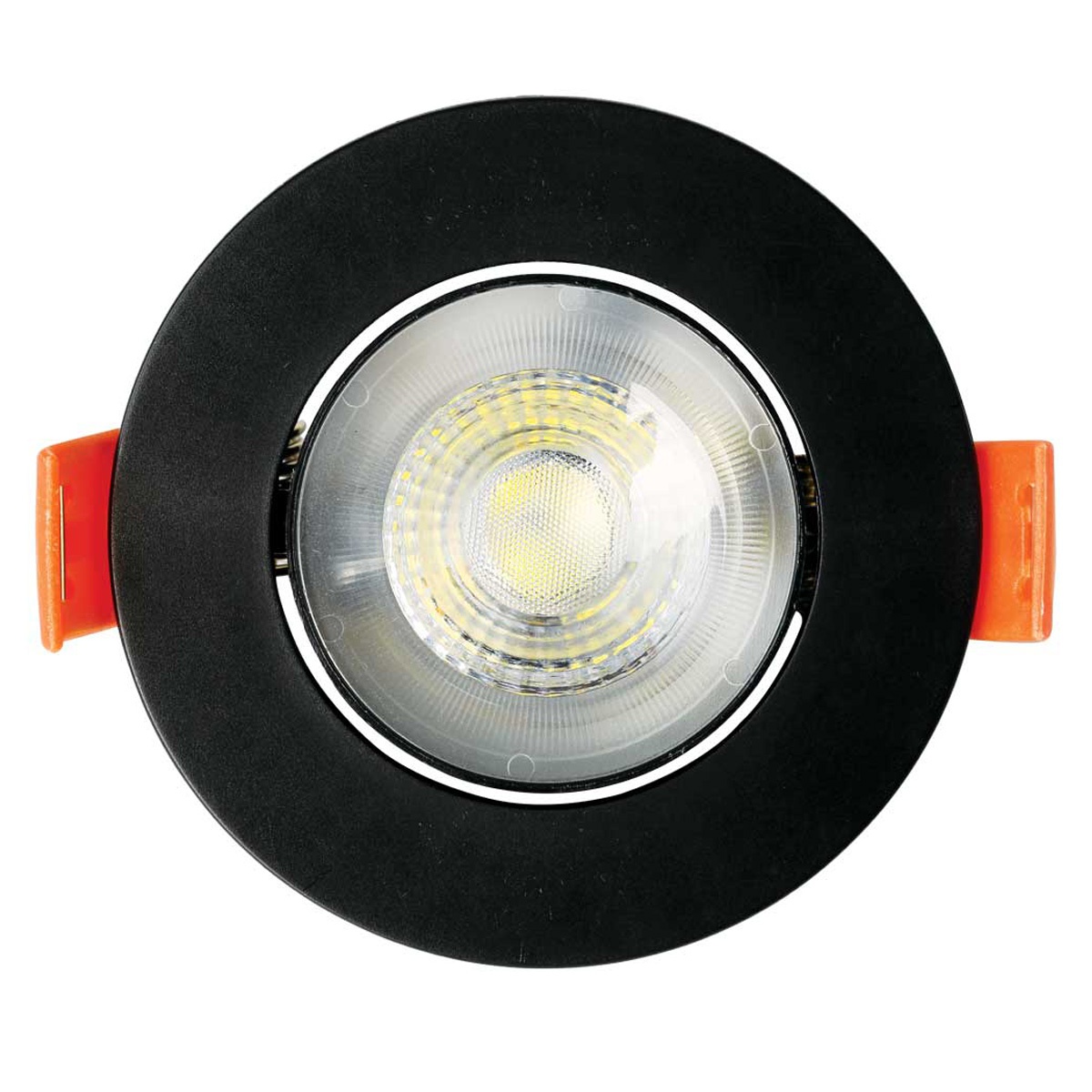 Spot Led Embutir Teto Gesso Redondo Preto 5W Branco Frio | Broketto ...