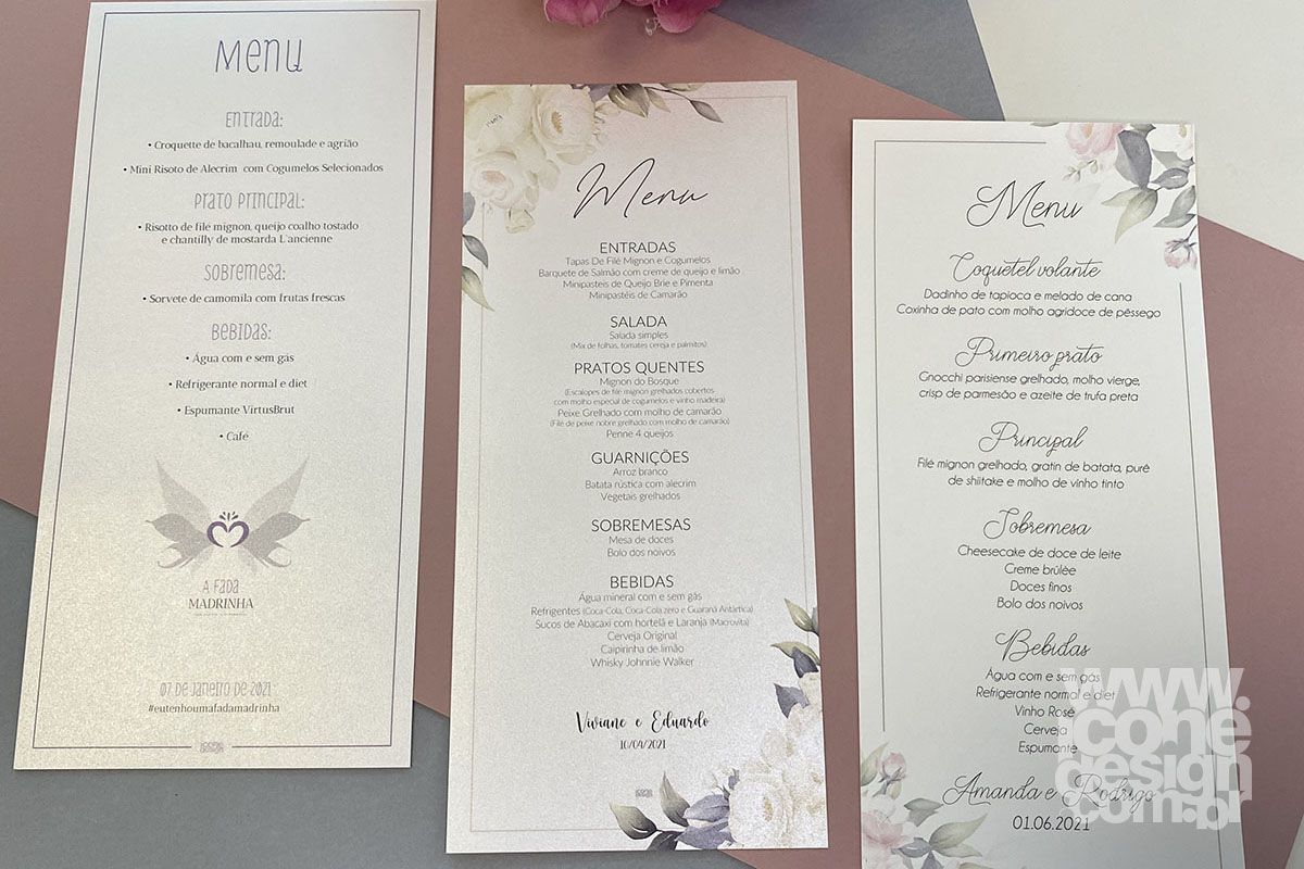 Menu Simples | Ícone Design