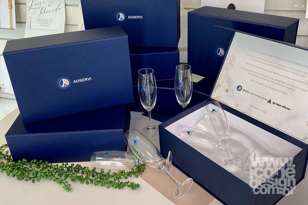 Caixa Empresarial Adservi | Ícone Design