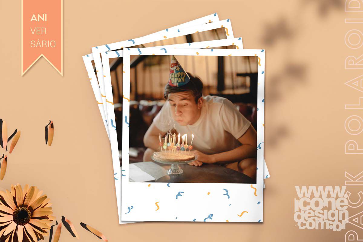 Foto Polaroid White | Ícone Design