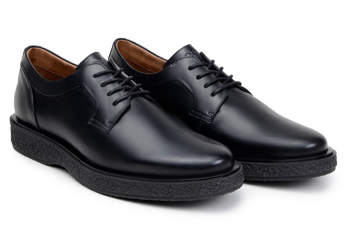 Sapato Masculino CNS Casual Derby Preto - CNS Calçados