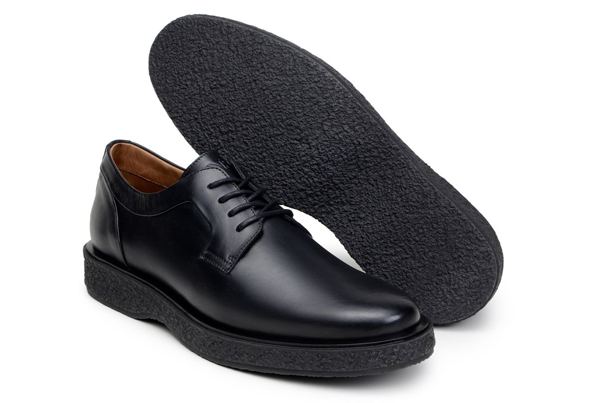 Sapato Masculino CNS Casual Derby Preto - CNS Calçados