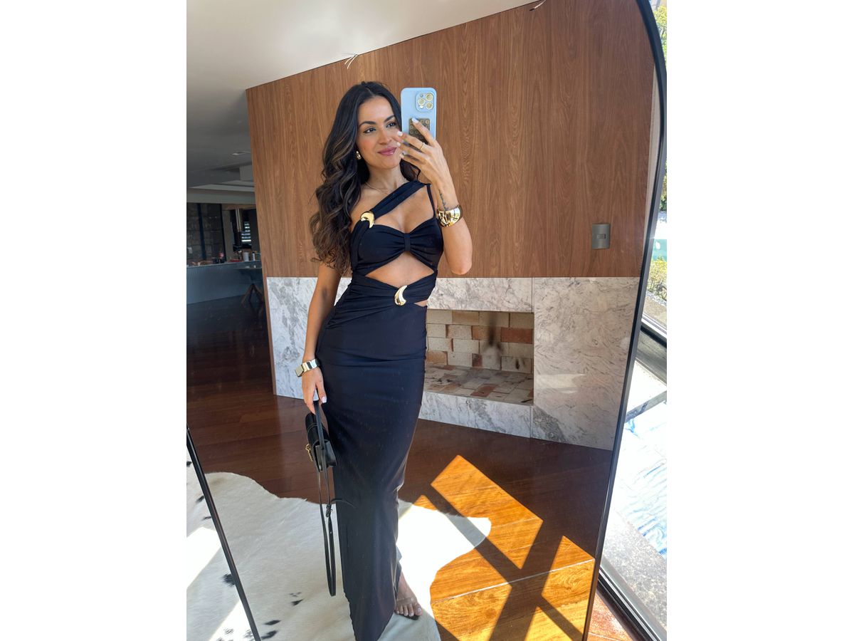 Vestido Preto Midi Amy | SUBLIME