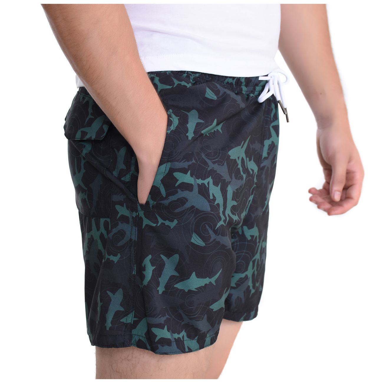 Short - Verde / Tubarão | Barão Alpha