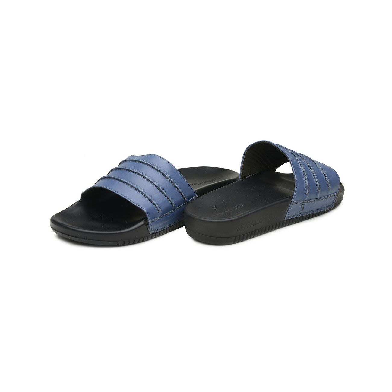 Sandália Slide Vinicius Azul | SCATAMACCHIA