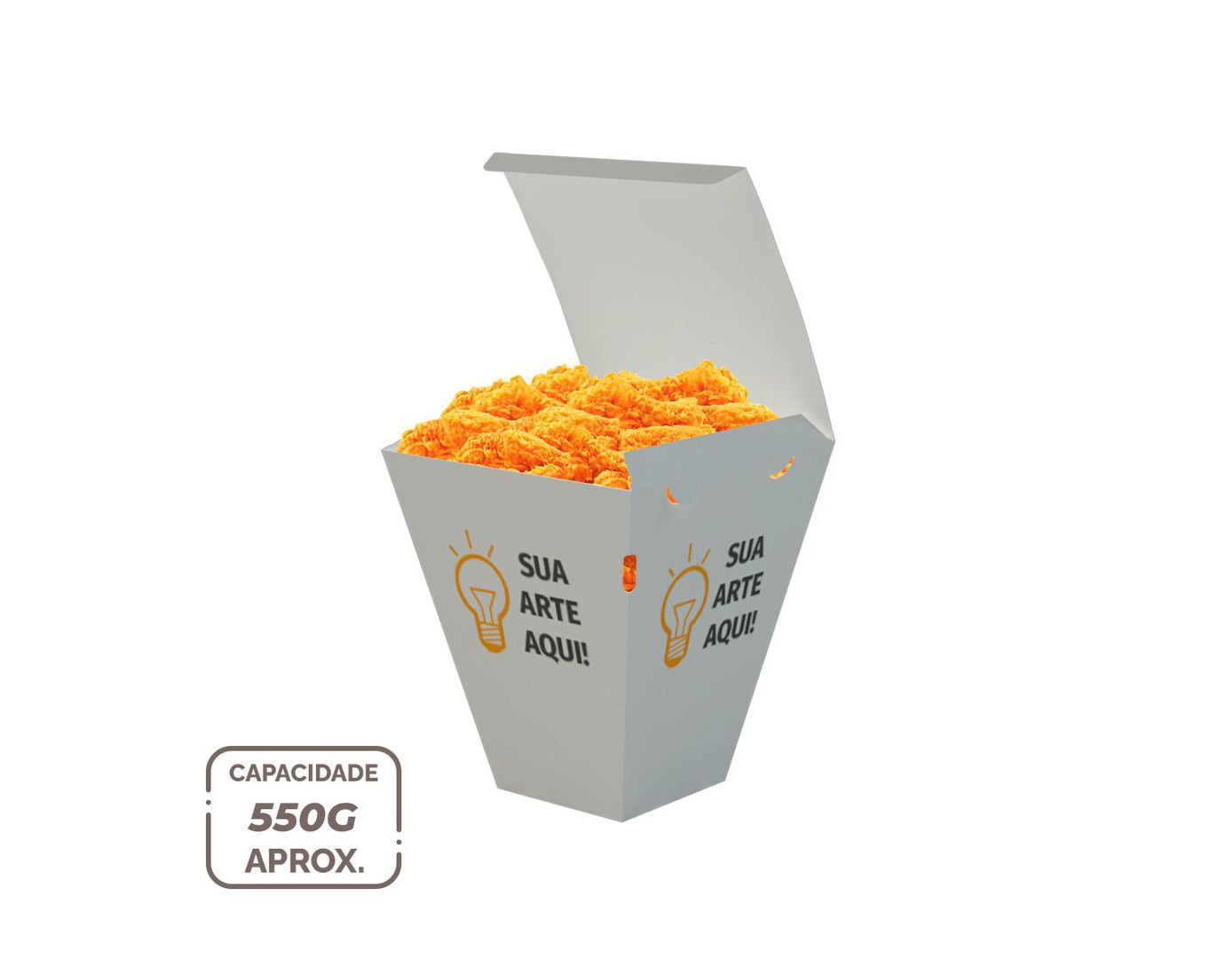 BOX FRANGO FRITO DELIVERY PERSONALIZADo | CaixaMix Embalagens