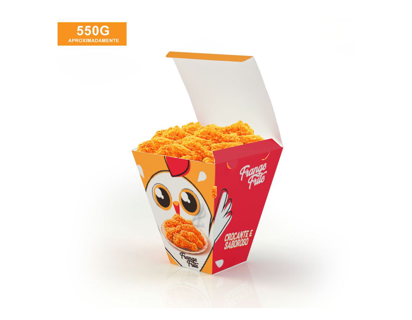 BOX FRANGO FRITO DELIVERY - 50 UNIDADES | CaixaMix Embalagens
