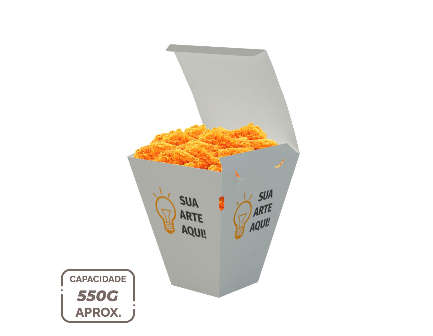 BOX FRANGO FRITO DELIVERY PERSONALIZADO | CaixaMix Embalagens