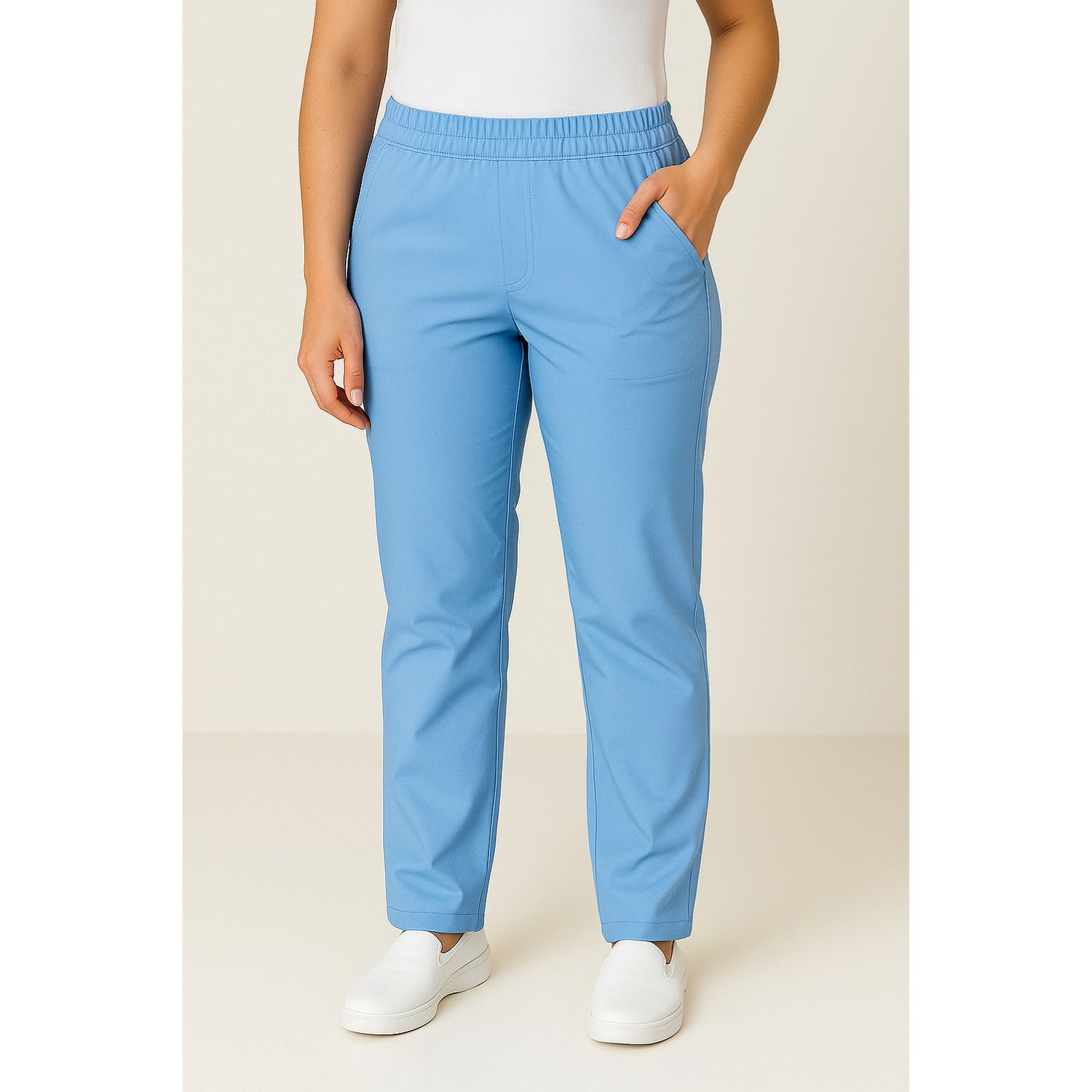 Calça Azul Bebe em Gabardine - Scrub, Privativo, Conjunto Cirúrgico ...