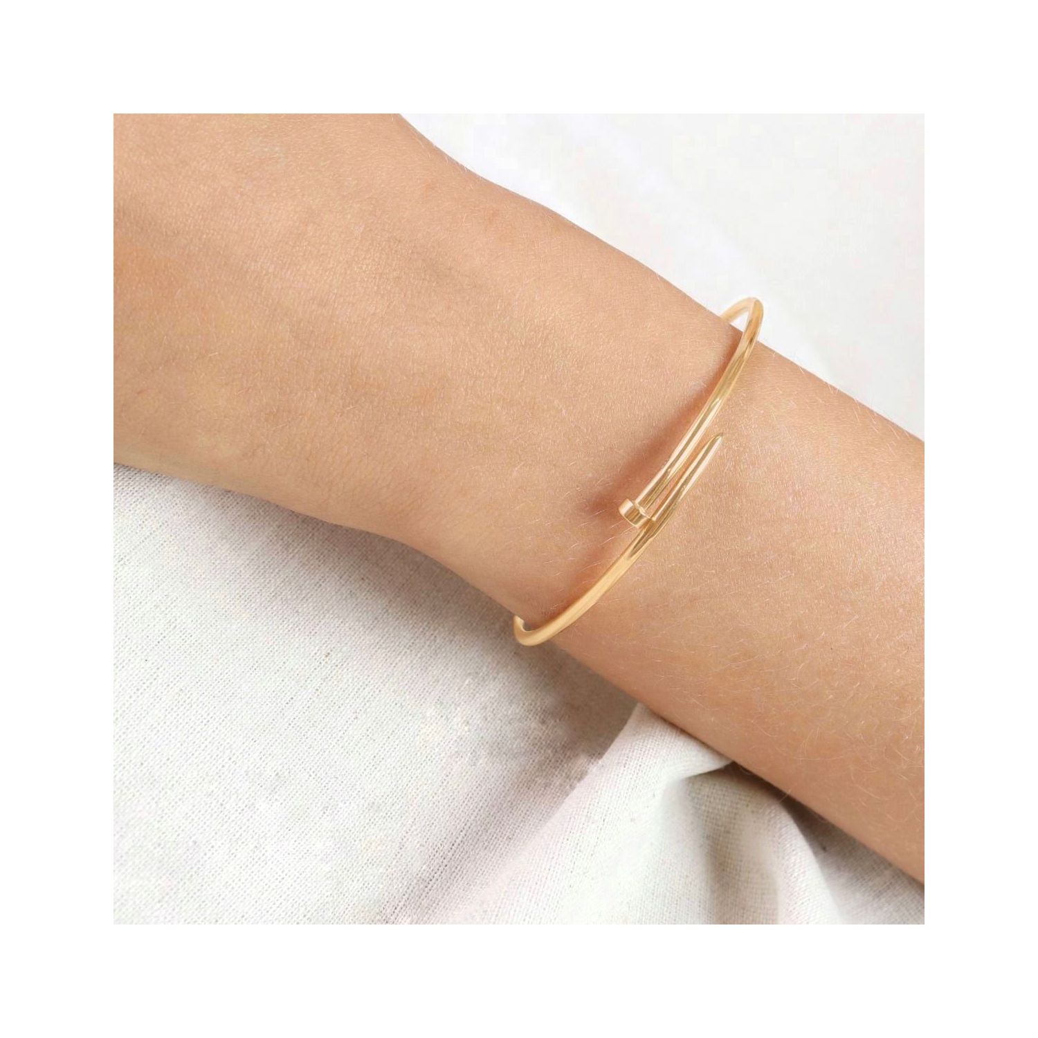 Pulseira De Ouro 18k Prego | Fábrica do Ouro