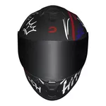 Capacete Race Tech Hit Faster - Preto Fosco/Vermelho | Moto One
