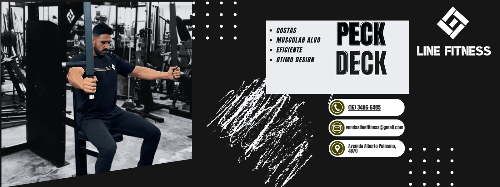 Equipamentos Line Fitness: Equipamentos de Academia