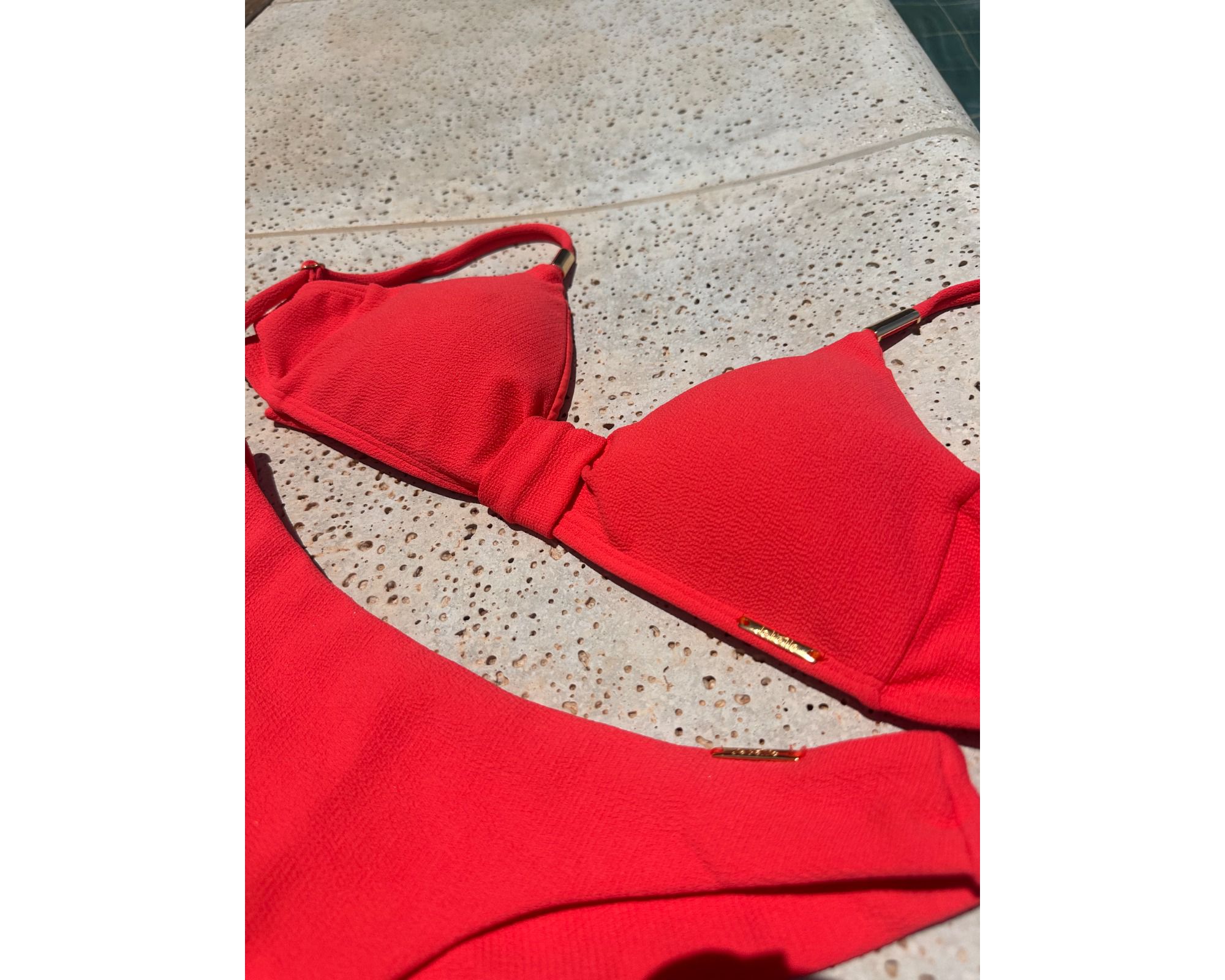 Top Biquíni Flora Coral | Jebelle