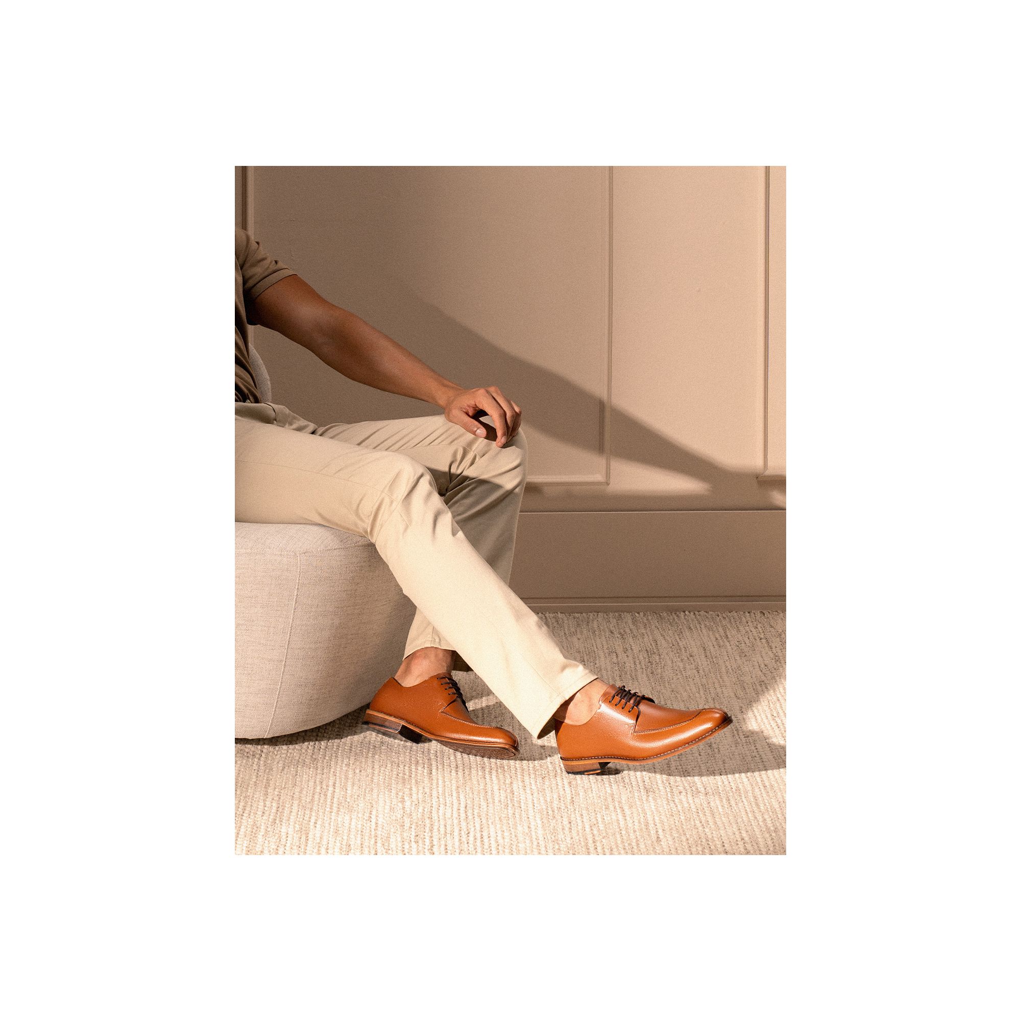 Sapato Social Derby Zanobi Caramelo | DGalloni