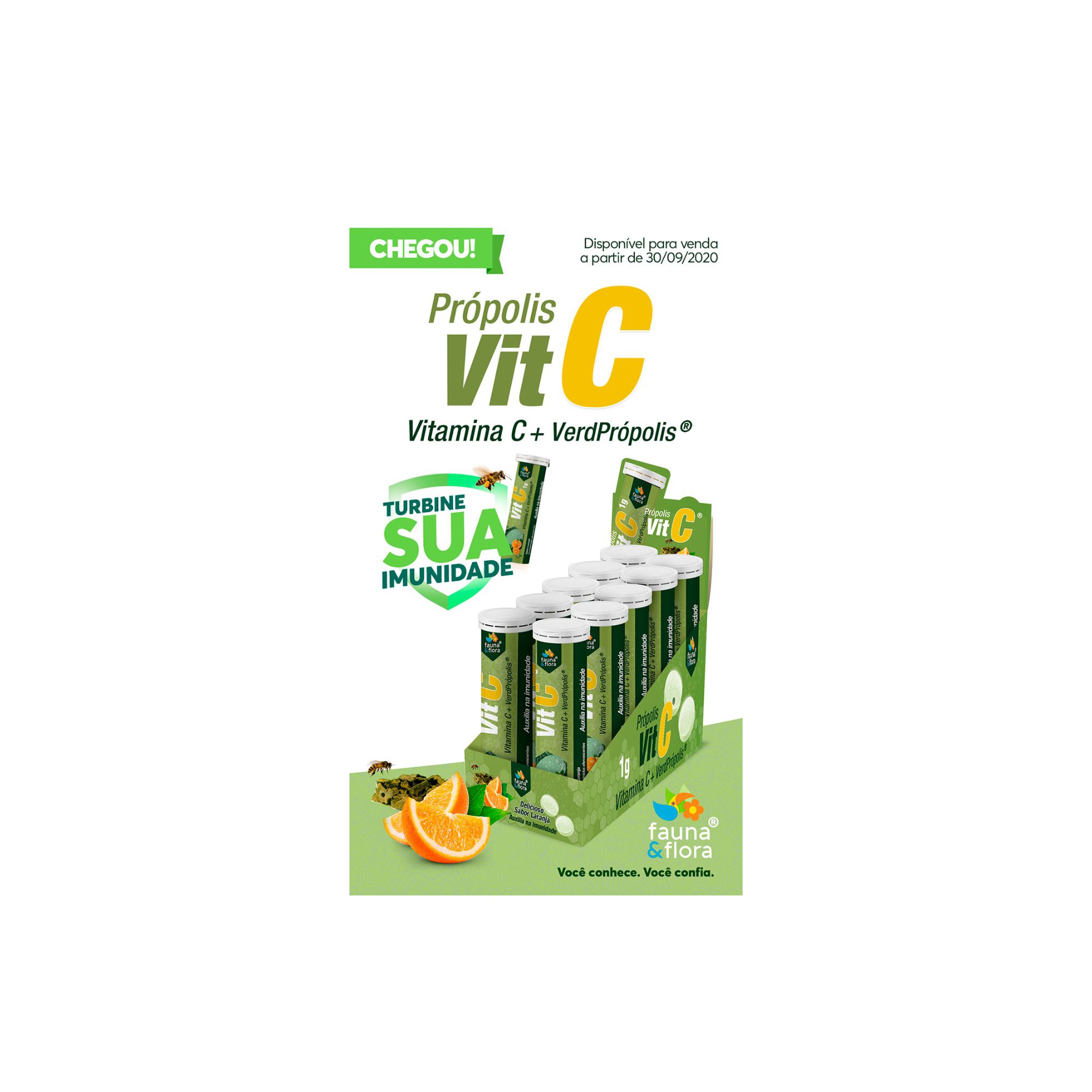 Vitamina C com Própolis | Fauna e Flora l Sua Loja Online de Produtos ...