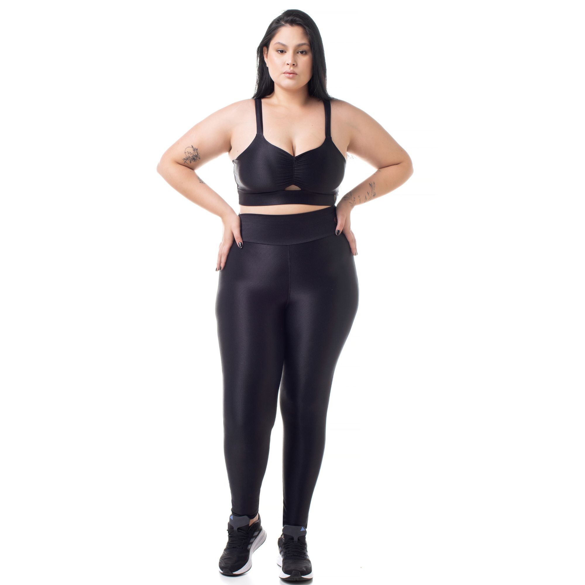 Top Power Sense Preto | Texfit Brasil