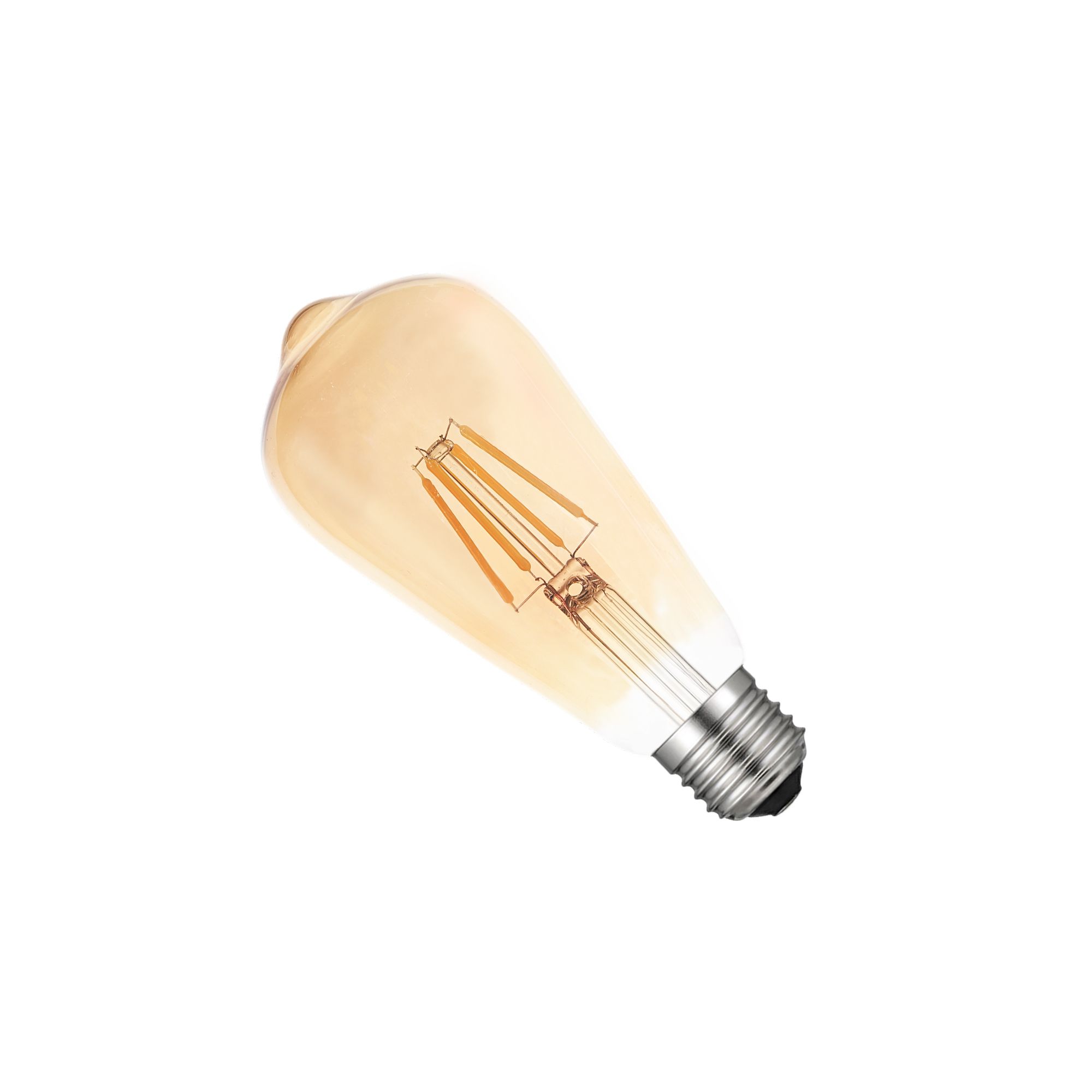 Lâmpada de Filamento Led Âmbar 2200K Pera ST64 2W - Noll Led | Ritec ...