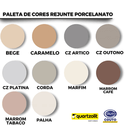 Rejunte Porcelanato 1Kg Quartzolit | Couto Materiais