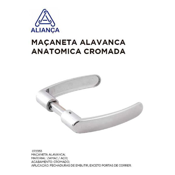 MACANETA ALAVANCA 86617 CR ALIANÇA | Comercial Leal