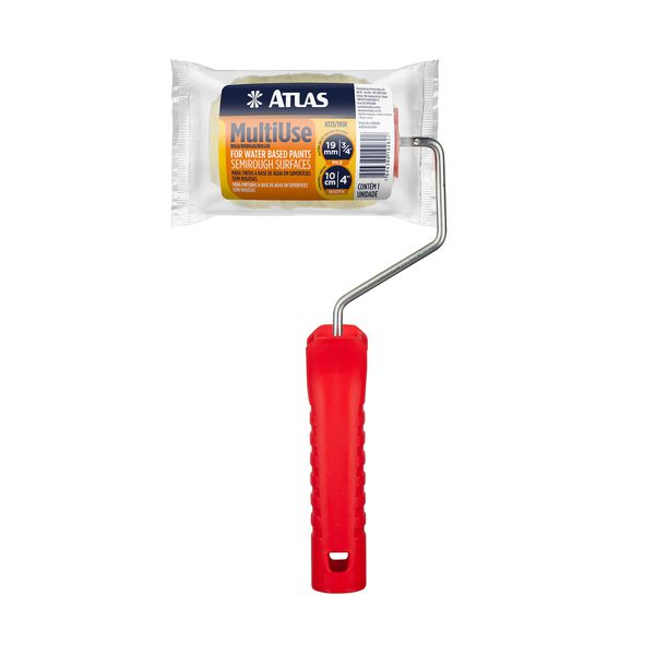 ROLO ATLAS SINTETICO 10CM COM CABO AT23/19SR | MIARA KRÜGER TINTAS